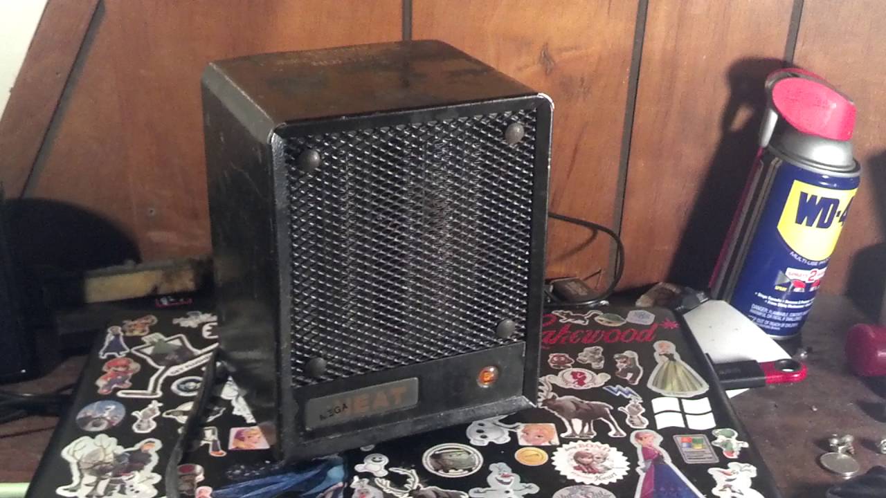 Vintage MEGA Heat space heater - YouTube