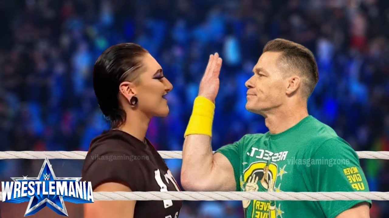 WWE Full Match - John Cena Vs. Rhea Ripley : Wrestlemania Live Full ...