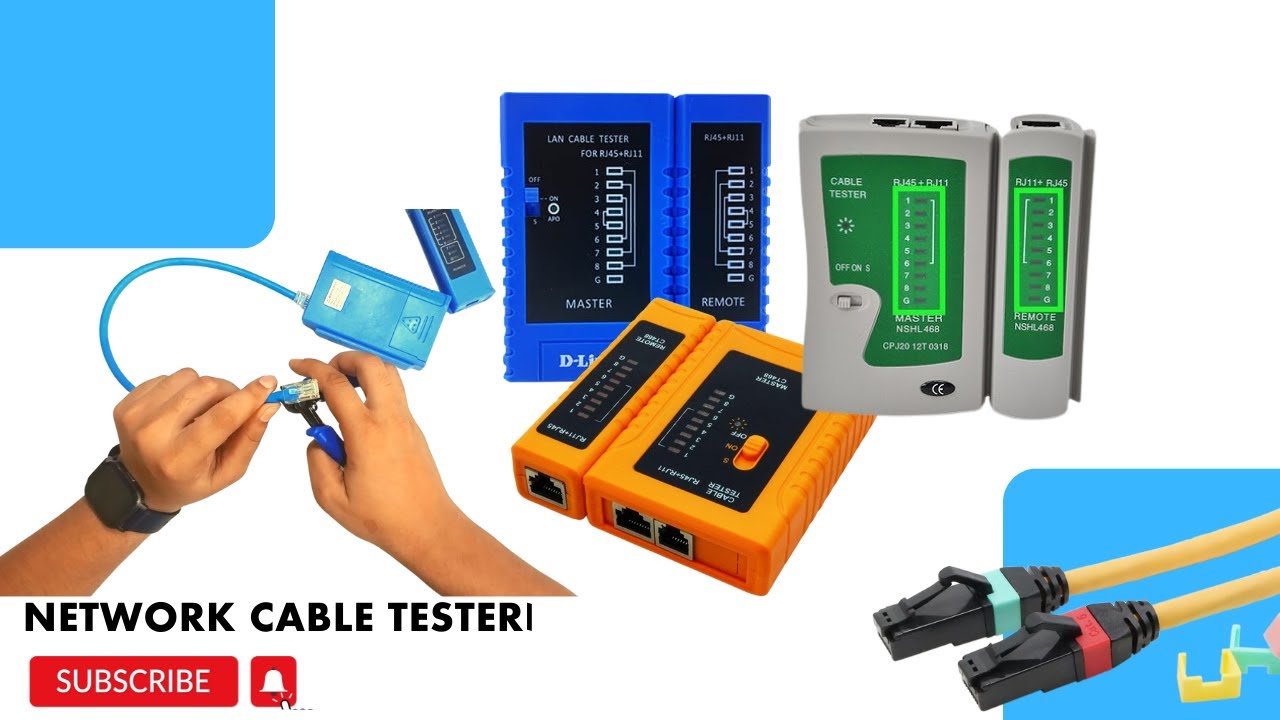 How to Checking Ethernet Cable | How is it work | ETHERNET TESTER ...