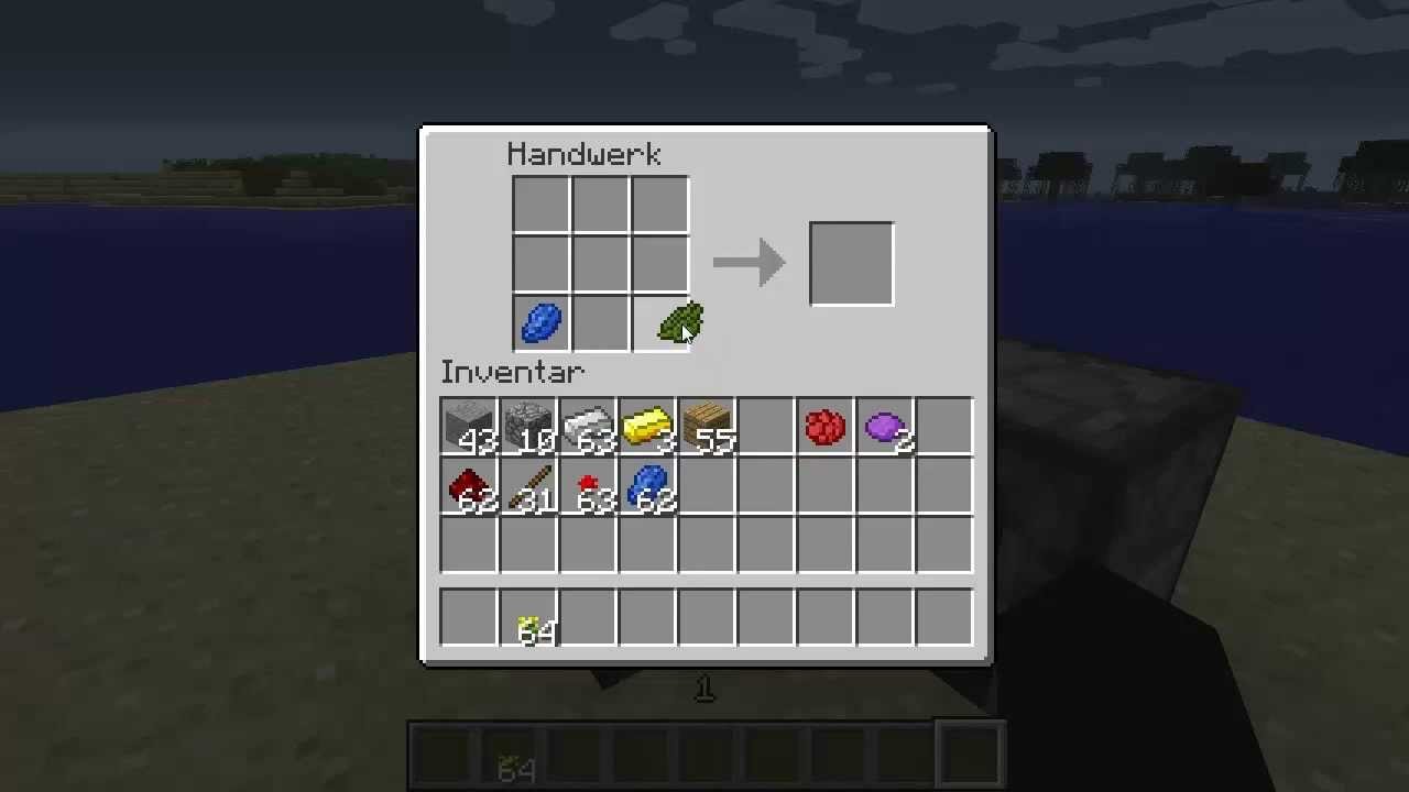 How To Minecraft - Cyan Dye - YouTube