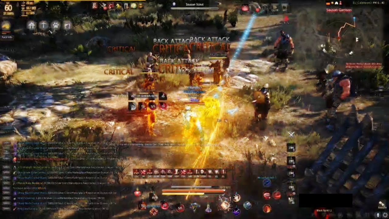 BDO lvl 60 Warrior at Sausans - YouTube