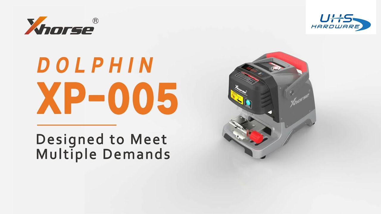 Xhorse DOLPHIN XP-005 - The most Versatile Key Cutting Machine - YouTube