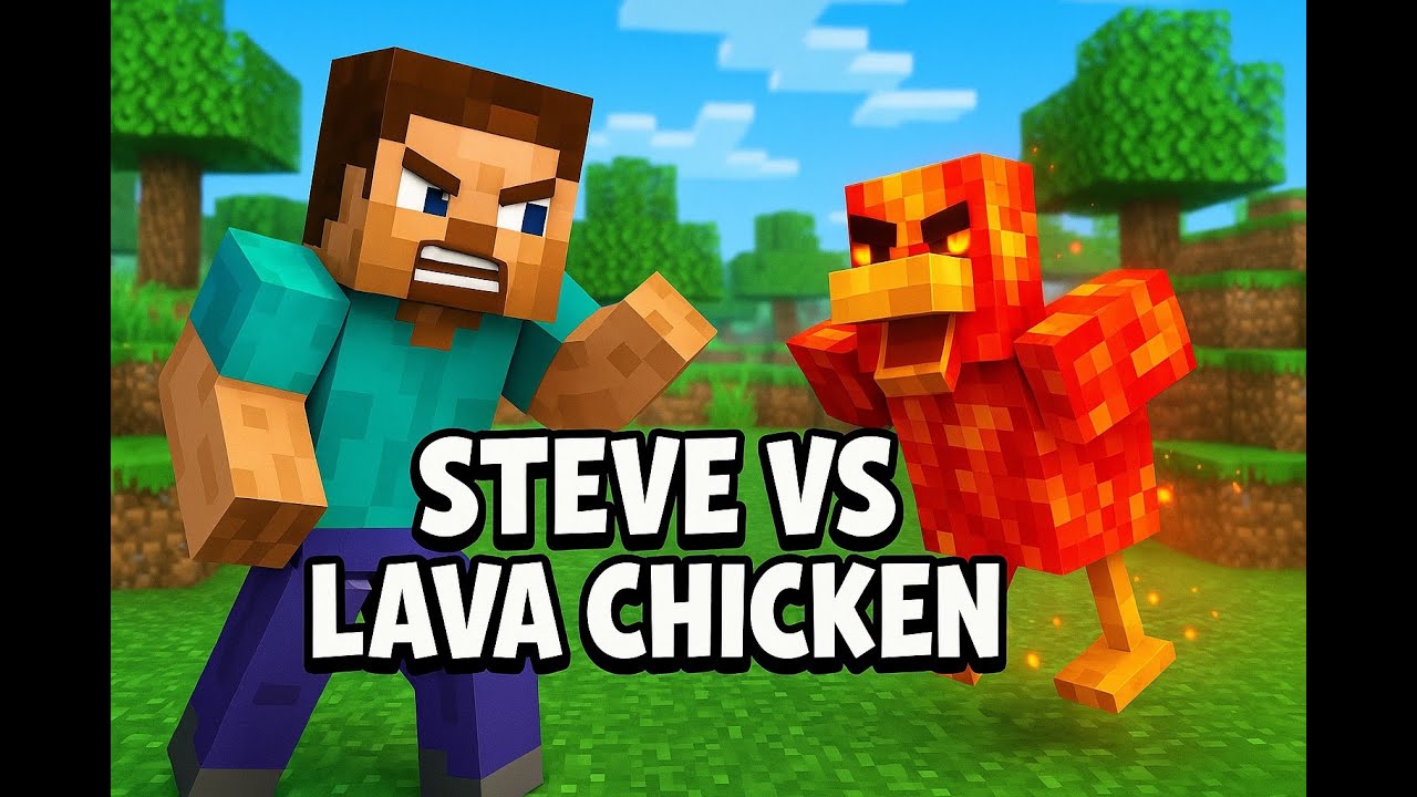 🔥 Steve vs the LAVA CHICKEN – You Won’t Believe What Happens! 🐔💥 - YouTube
