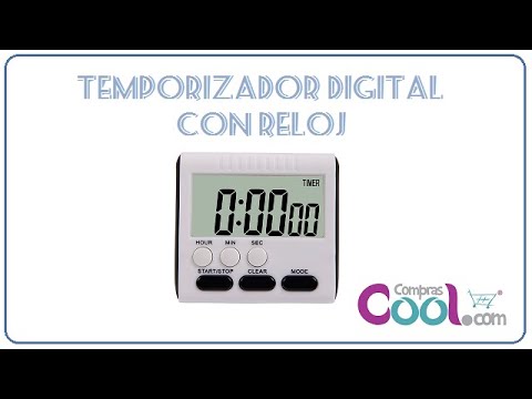 Temporizador digital con reloj huaxuan HX102-1 / Digital Kitchen Timer ...