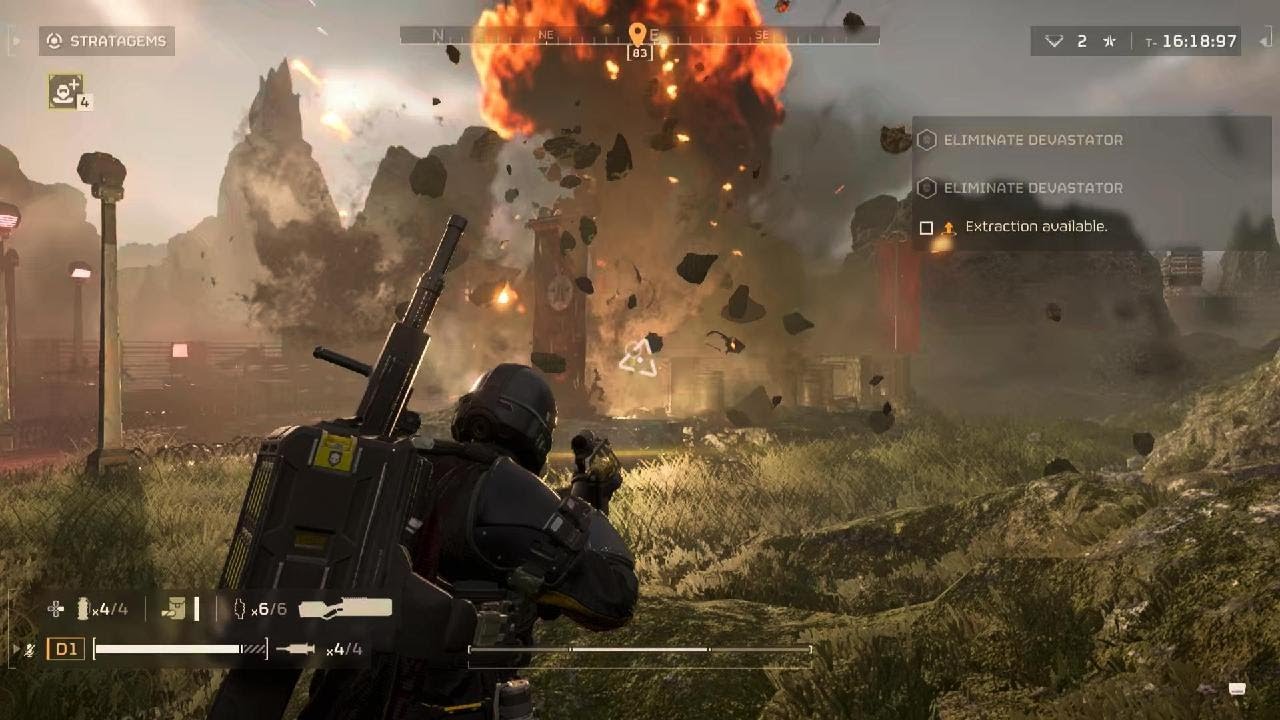 HELLDIVERS 2 - 120mm Barrage, Proper Use - YouTube