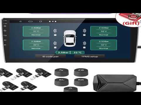 JMCQ USB Android TPMS Tire Pressure Monitoring System Display Alarm System Internal Extern - YouTube