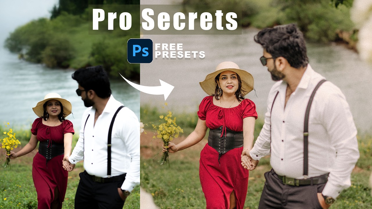 Best Pre Wedding Color Grading in Photoshop 2025 | Professional ...
