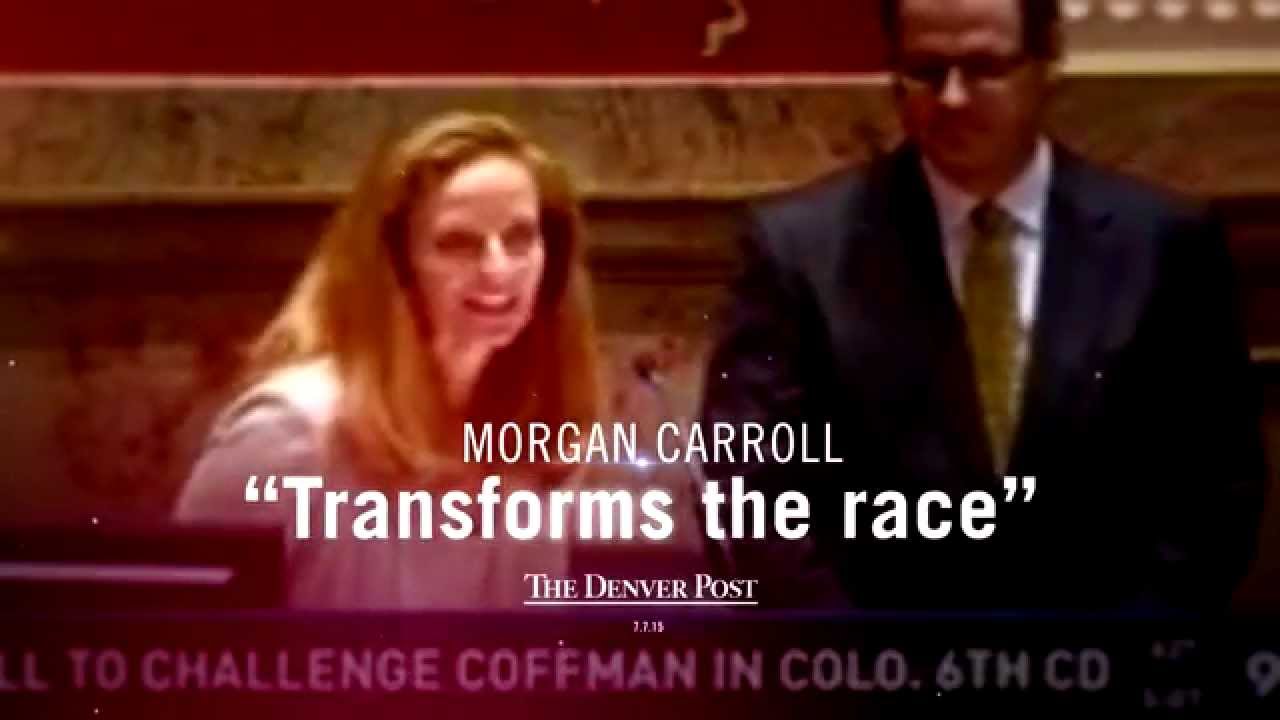 Morgan Carroll For Congress - "Announcement" - YouTube