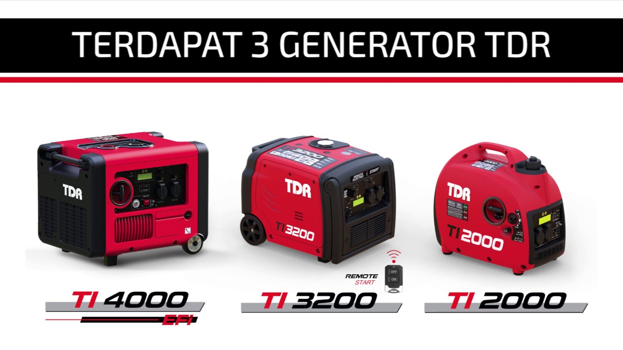 TDR Inverter Generator Set - YouTube