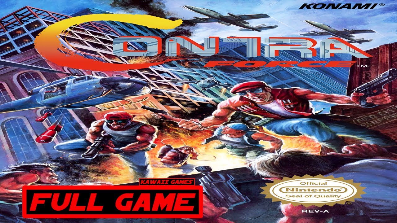 Contra Force [NES] Gameplay Walkthrough FULL GAME [4K60ᶠᵖˢ🔴] - YouTube