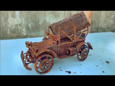 Restoration an old retro vintage automobile model in 1931- Antique ...