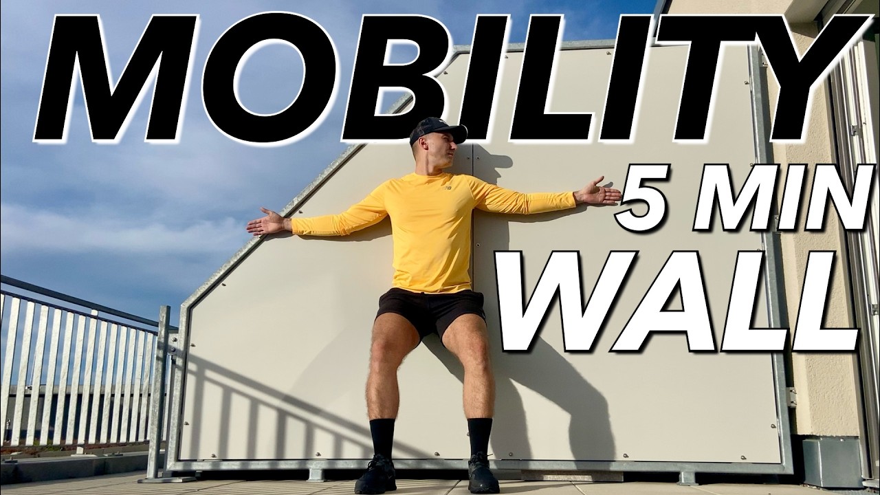 5 Min Daily Wall Mobility Routine | Follow Along Exercises - YouTube