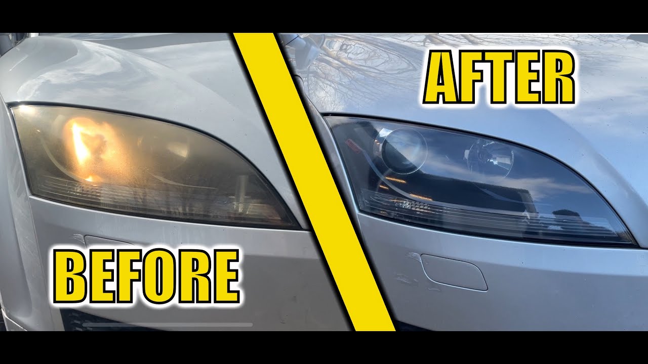 MK2 AUDI TT HEADLIGHT RESTORATION - YouTube
