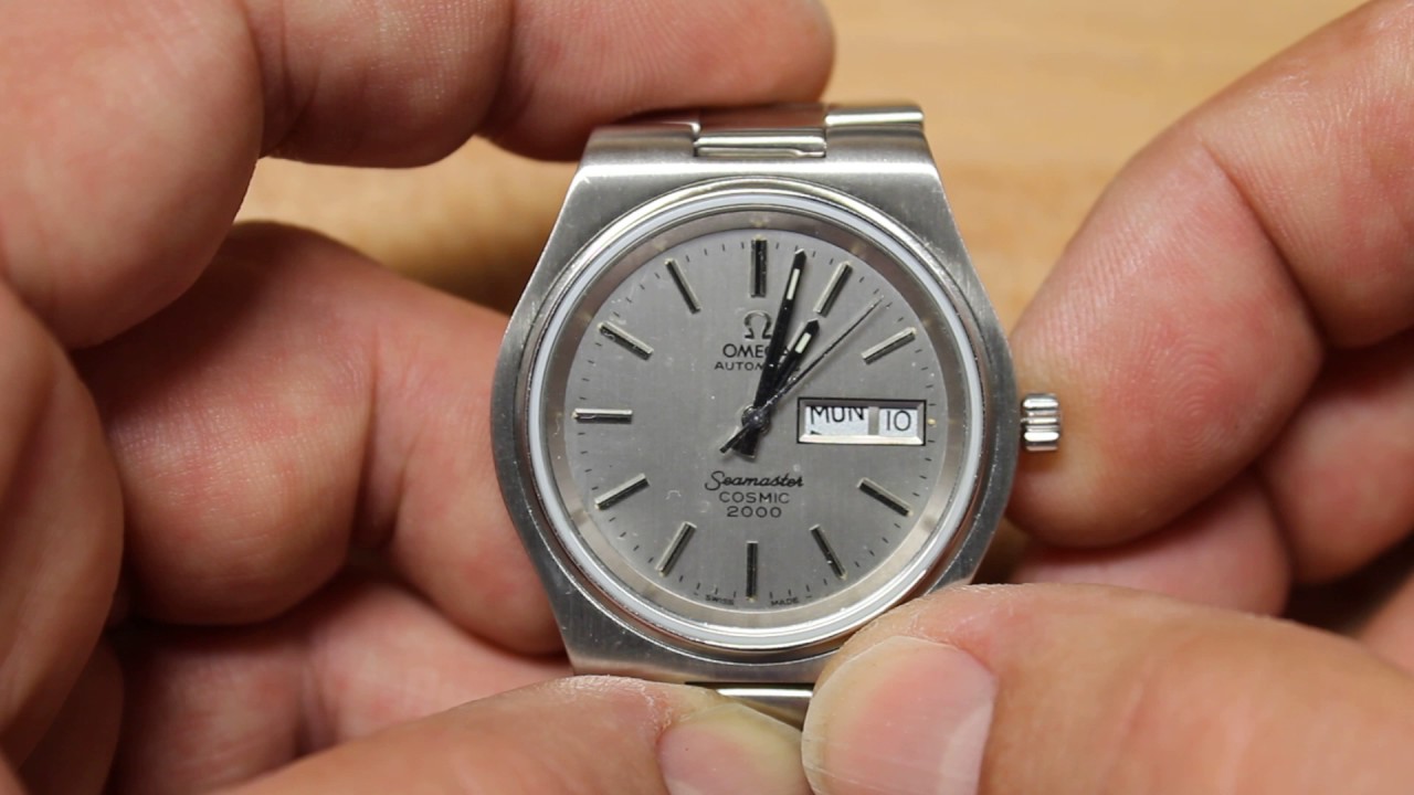 Omega Seamaster Cosmic 2000 Kalendereinstellung Cal. 1022 - YouTube