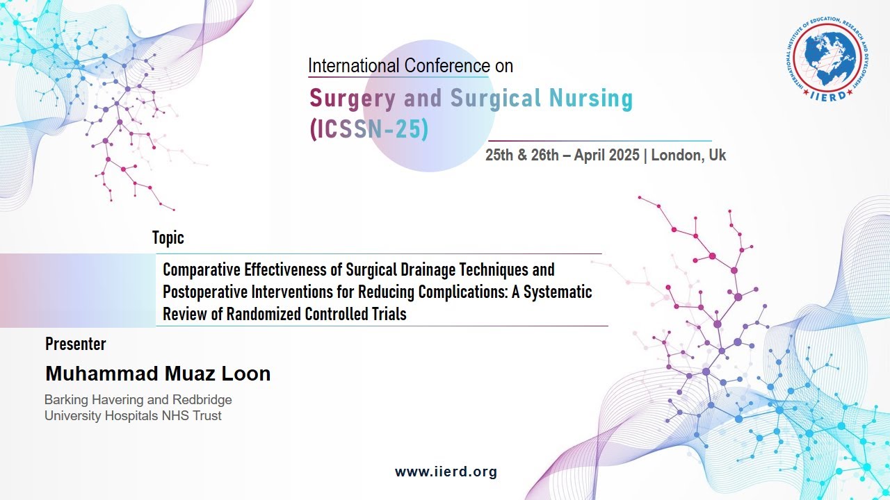 IIERD - Surgical drainage techniques, postoperative interventions ...