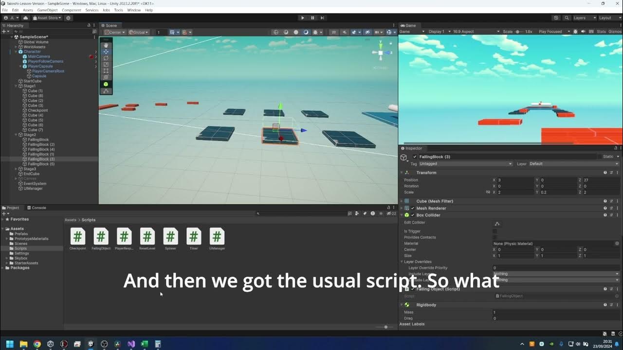 Returning Platforms | Extension Task 1 | UAL Level 3 Games Development | Unity Tutorial - YouTube