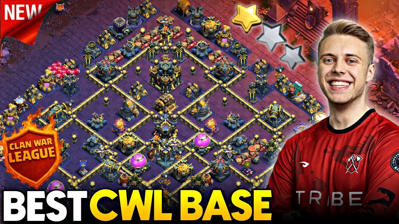 CWL & WAR BEST BASES | TH17 NEW ANTI 2 STAR WAR BASE LINK| TOWN HALL17 ...