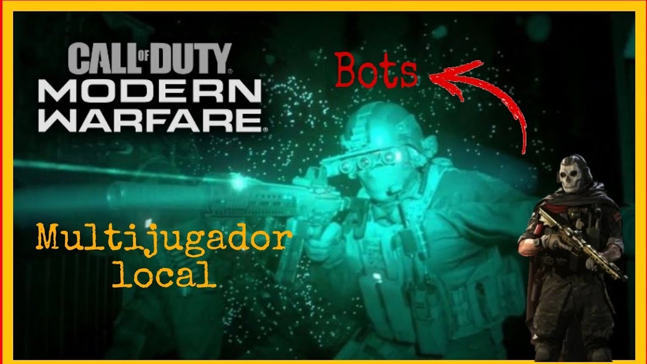 Call of Duty Modern Warfare multijugador local gameplay bots - YouTube