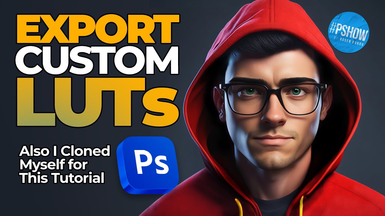 Export custom LUTs from Photoshop (with my AI Clone Assistant) - YouTube