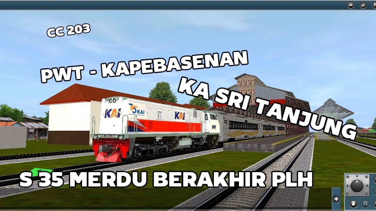 DINAS!!! KA SRI TANJUNG DAN KECELAKAAN TERBARU S35 CC203 | TSA - YouTube