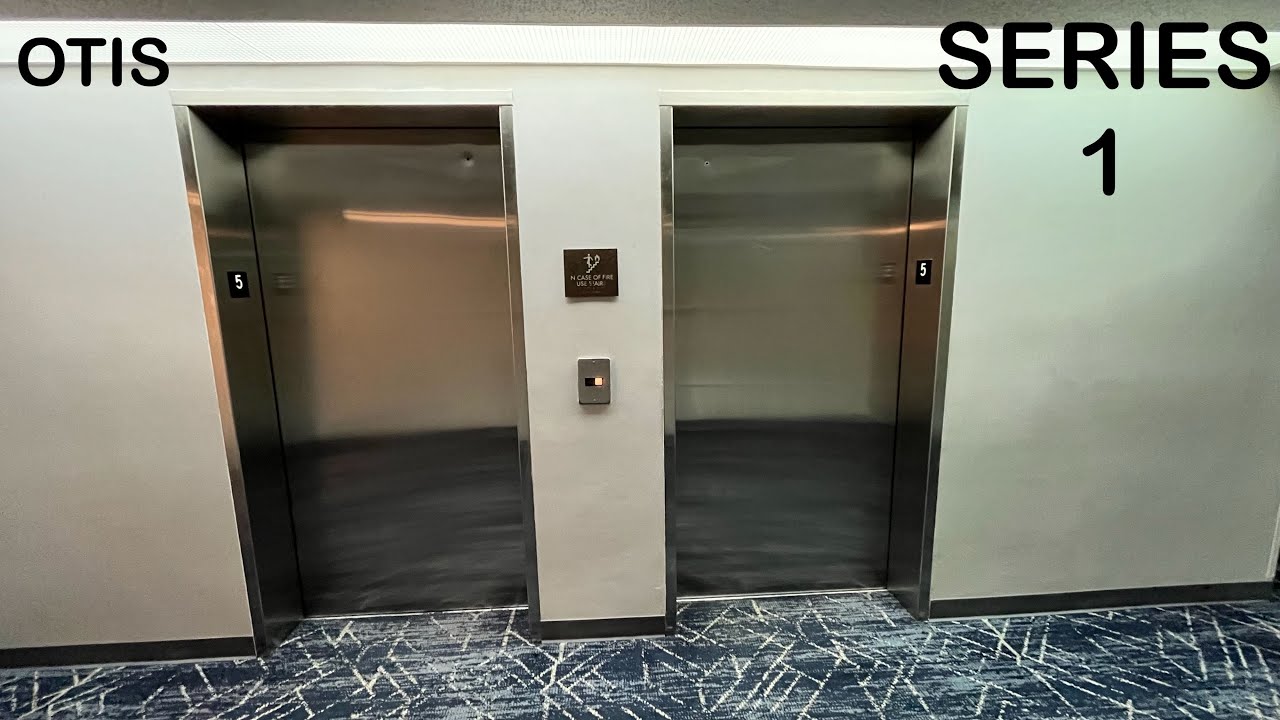 Vintage OTIS Series One Hydraulic Elevators at the Comfort Suites ...