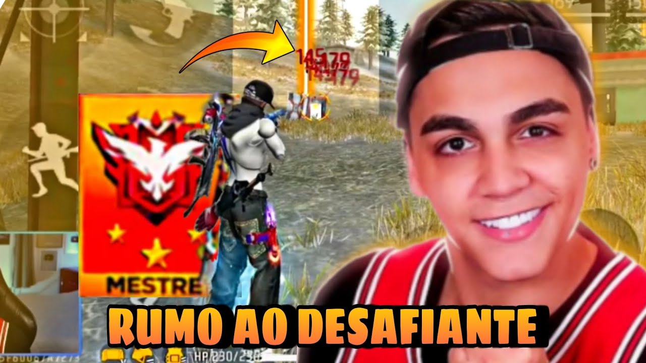 FREITAS JOGANDO NOVA ATUALIZAÇÃO, DO OURO AO MESTRE - free fire - YouTube