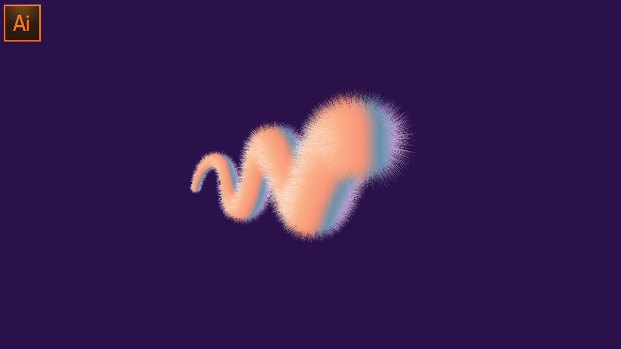 How to Create Realistic 3D Fur Effect In Illustrator || Adobe ...