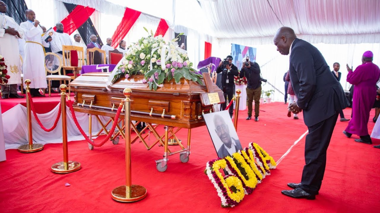 IMPEACHED DP GACHAGUA ATTENDING BURIAL OF MWALIMU GEOFFREY MURUGAMI ...