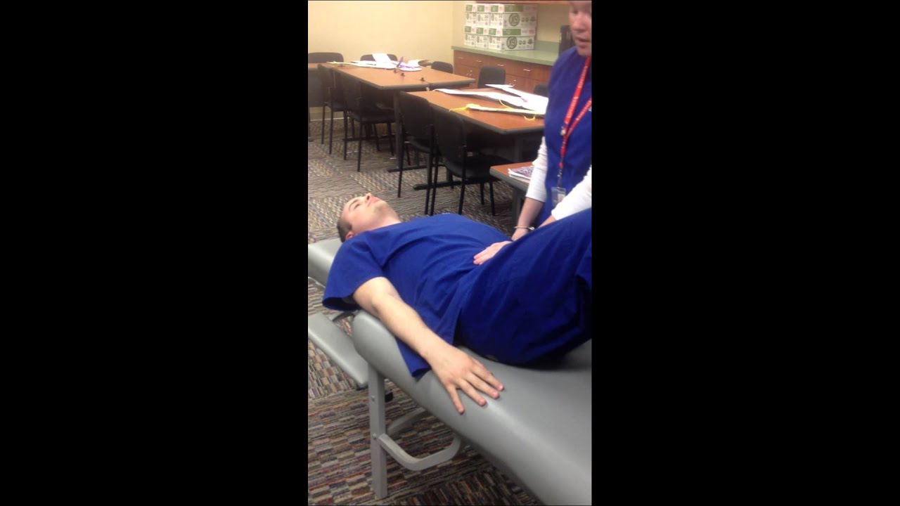 Trunk Flexion MMT - YouTube