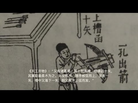 How to recreate the legendary Zhuge repeating crossbow 诸葛连弩原理和制作 - YouTube