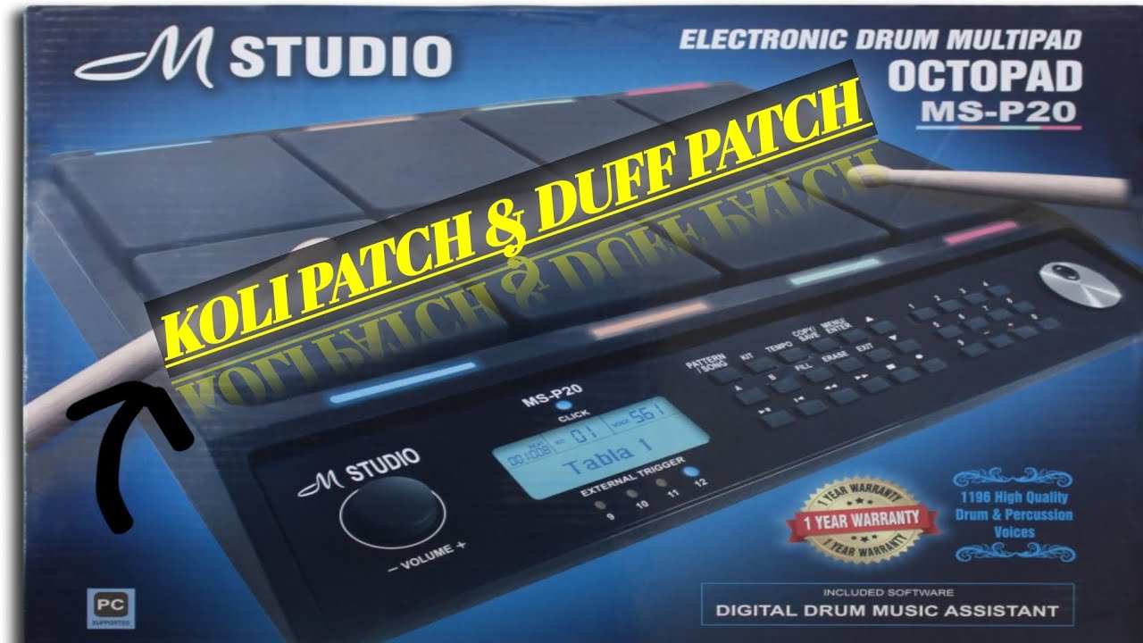 M Studio,MS-P20 Pro Koli Patch And Duff Patch | #patch #new #viral #pad - YouTube