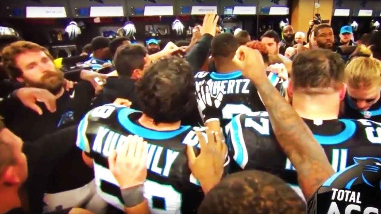 Ron Rivera & Panthers Chant "Mr. Richardson" After Game - YouTube