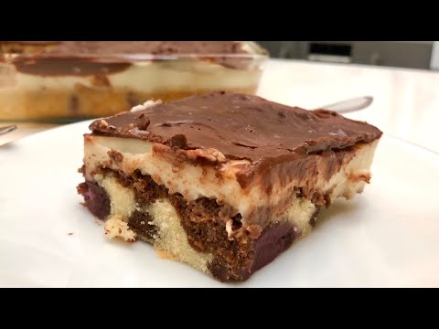 YAŞ PASTAYI ARATMAYAN Enfes Katlarıyla TUNA DALGASI | Donauwellen Tarifi