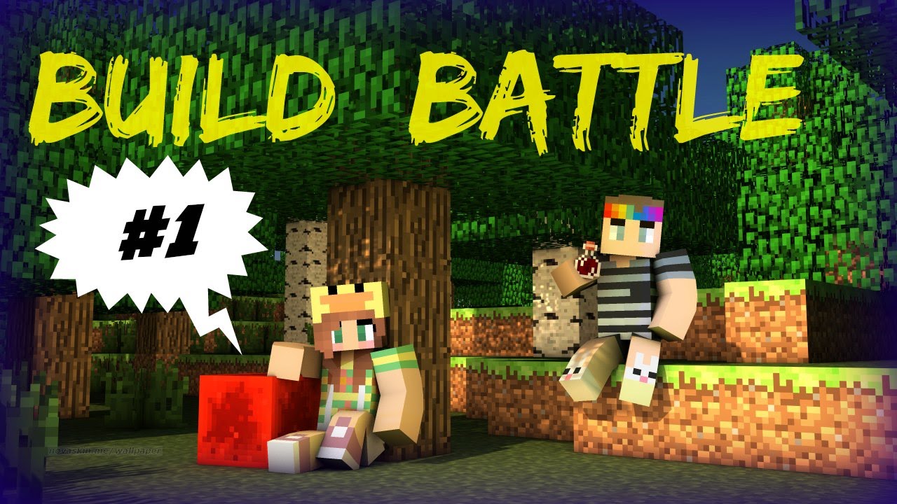 MC BUILD BATTLE: EP 1 - DEER, CLOCKS, AND DINOS! - YouTube