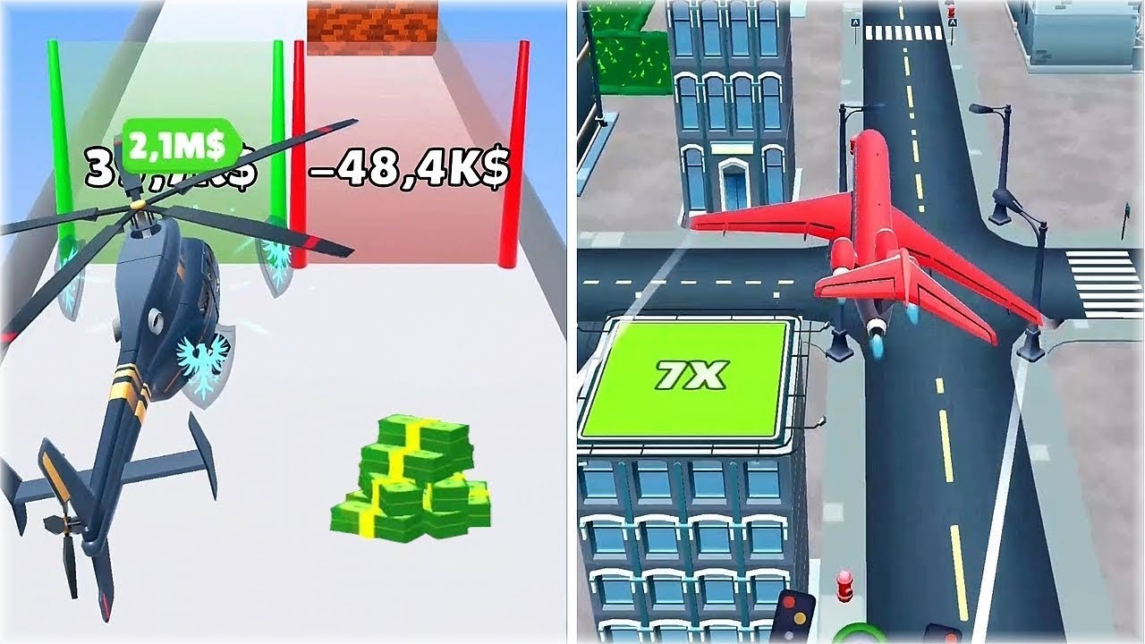 MAX LEVEL in Plane Evolution Game! - YouTube