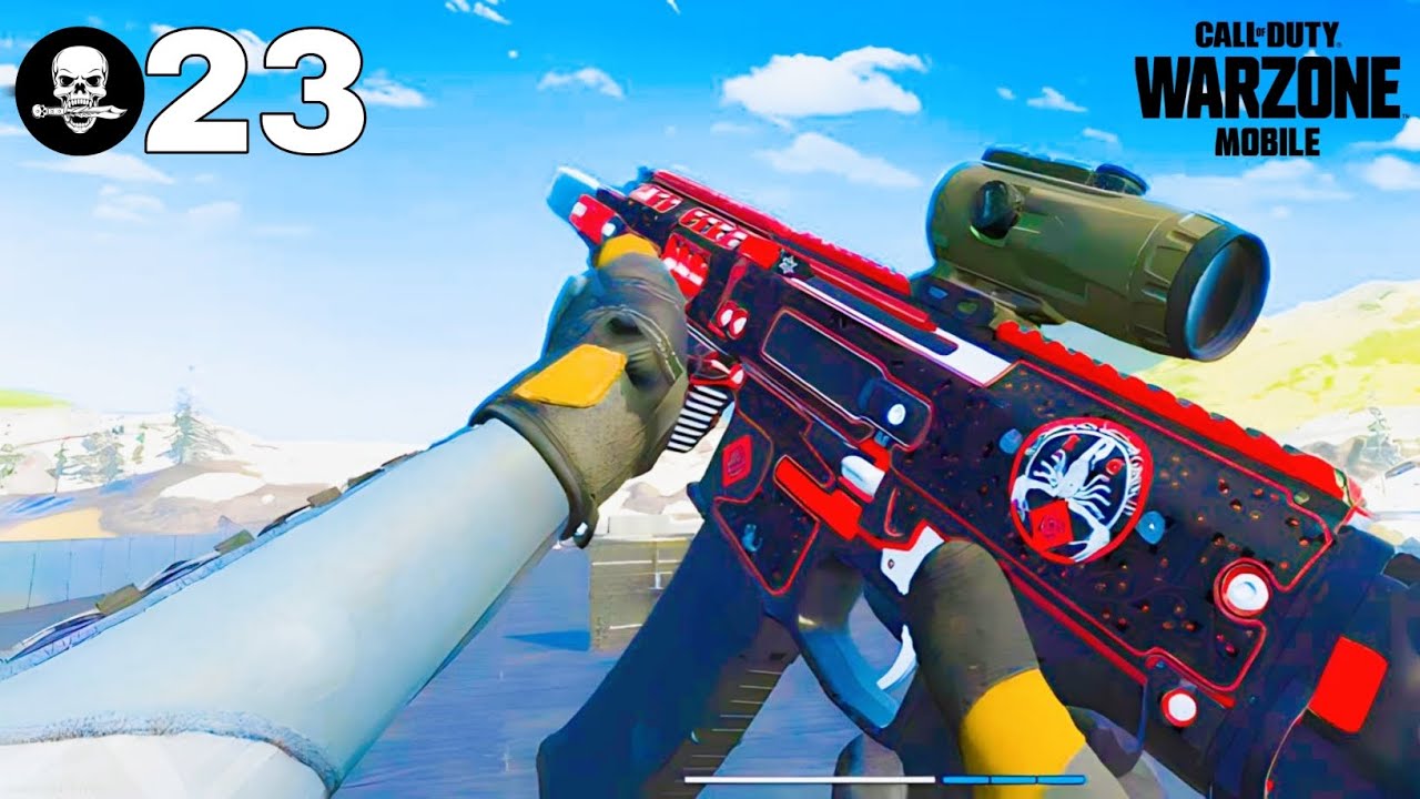 SMOOTH GRAPHIC | SOLO 23 KILLS GAMEPLAY | WARZONE MOBILE SEASON 4 - YouTube