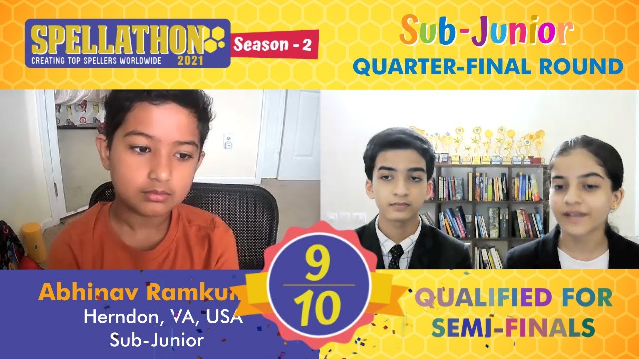 SPELLATHON 2021 SEASON 2- HIGHLIGHTS OF OUR TOP SPELLERS - YouTube