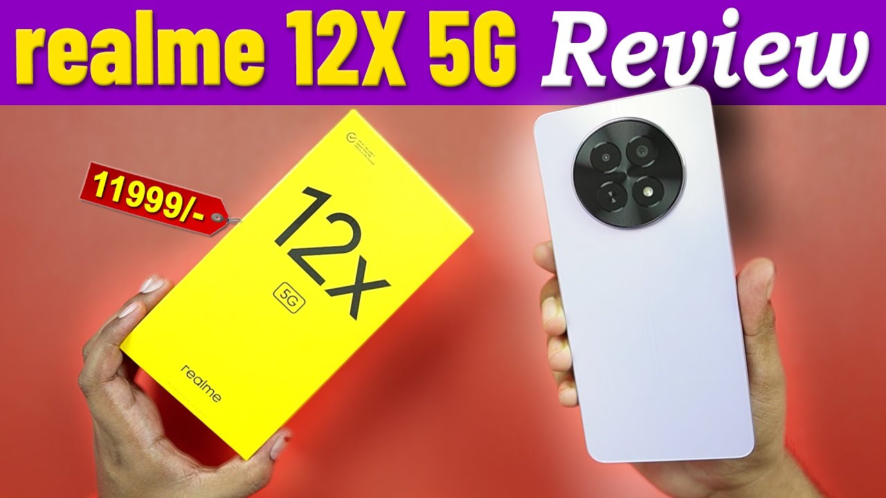 realme 12X 5G Gaming, Camera and Review Best Smartphone Under 12000 ...
