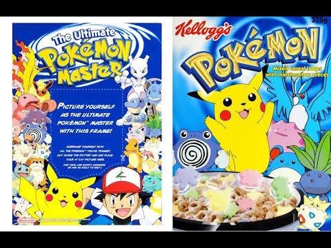 Kelloggs Pokemon Cereal & Advert (2001) - YouTube