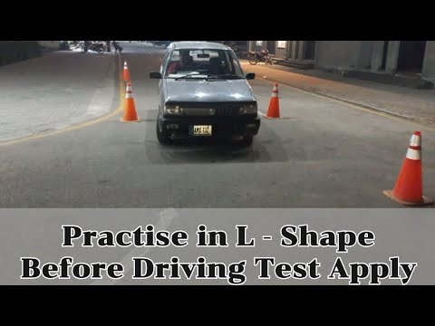 Mastering the L shape test: A guide to driving license success - YouTube