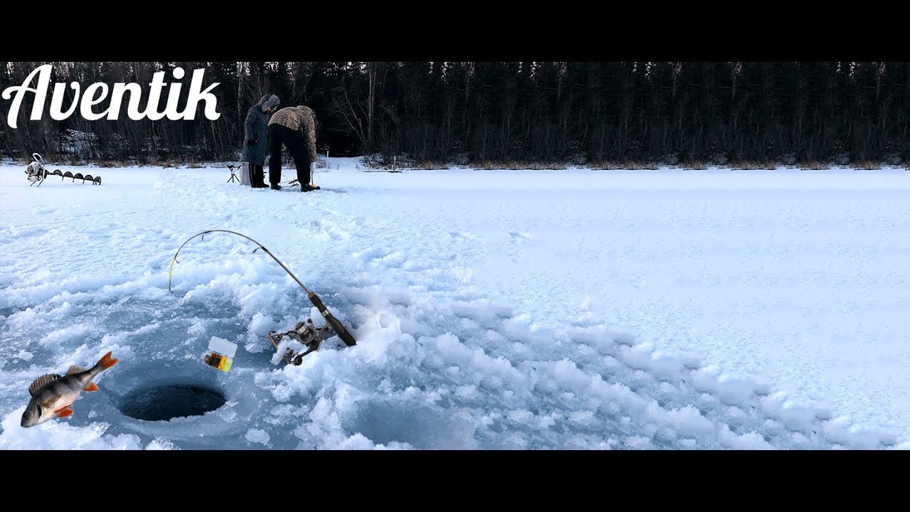 Aventik Ultralight Ice Fishing Rod and Reel Combo - YouTube