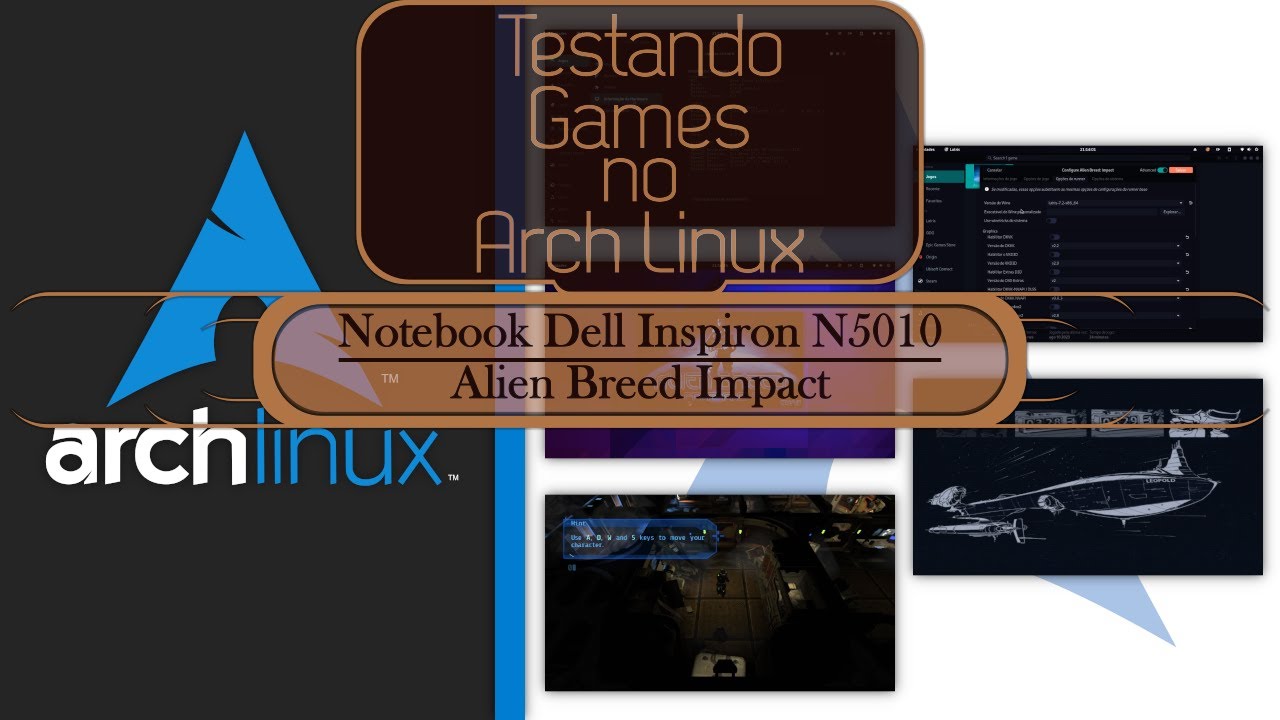 TESTANDO GAMES NO ARCH LINUX - Alien Breed Impact (GOG) Lutris #linux # ...