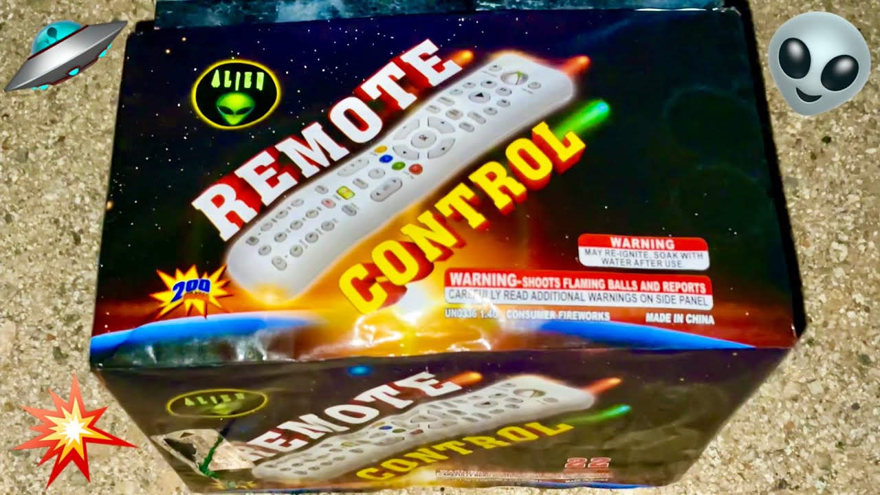 ALIEN FIREWORKS 👽 REMOTE CONTROL 22 SHOTS - YouTube