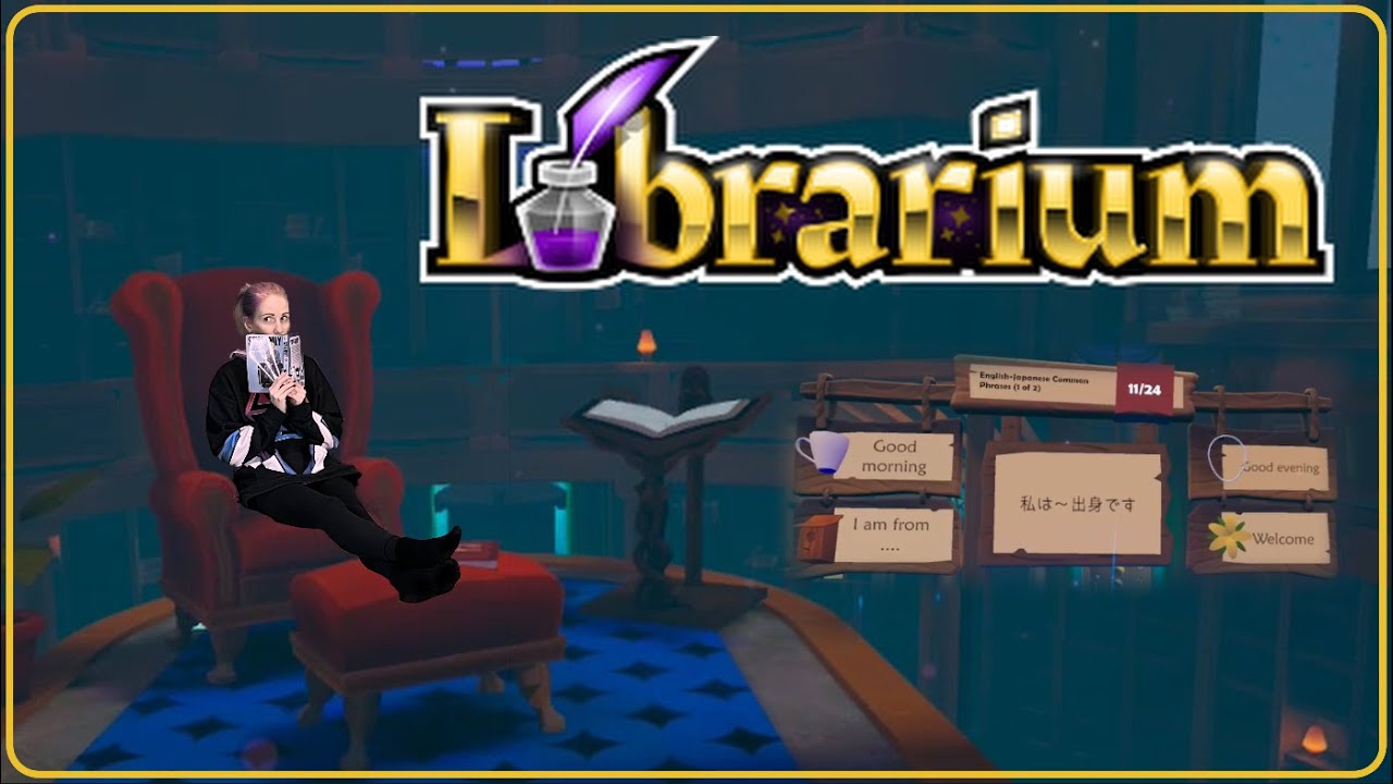 Librarium- The fun way to study in VR! - YouTube