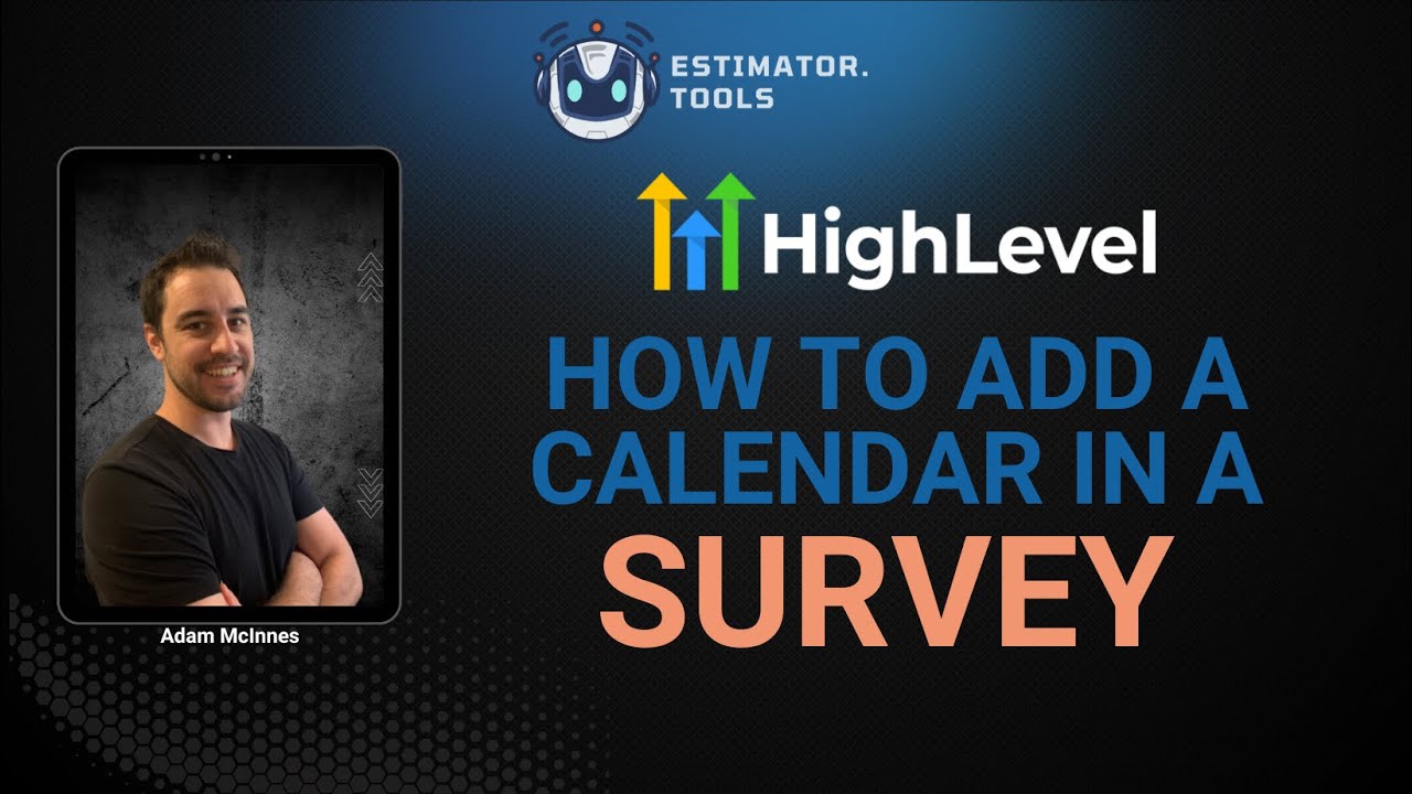How To Add A Calendar To A Survey In GHL YouTube