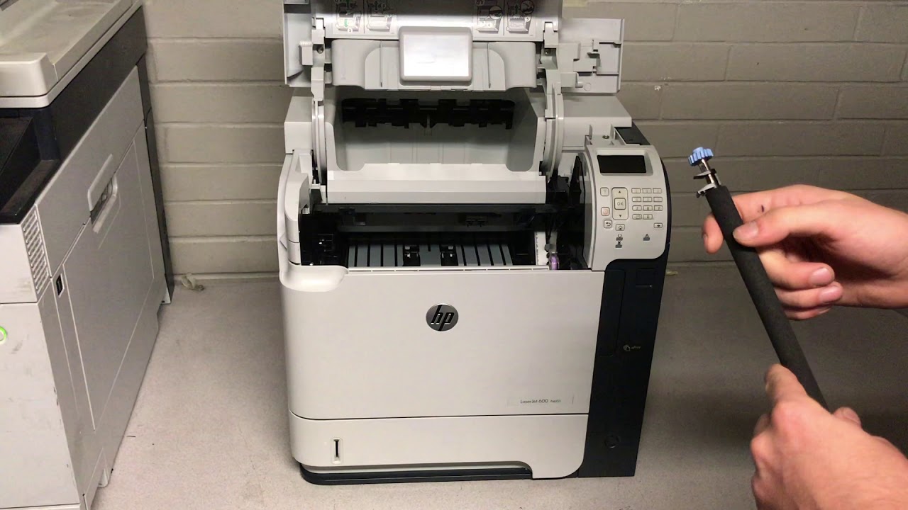 HP M600 Series Transfer Roller - YouTube
