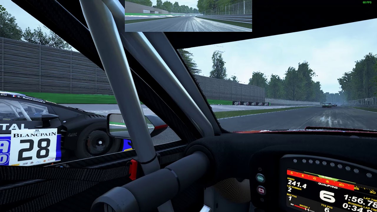 ACC graphics settings + race - YouTube