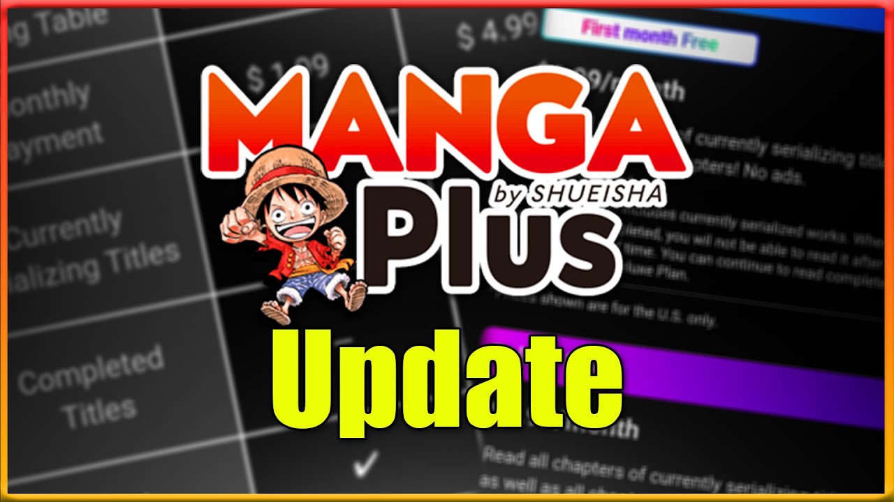 ALLE INFOS zum "neuen" MANGA PLUS mit Abo-Modell - YouTube