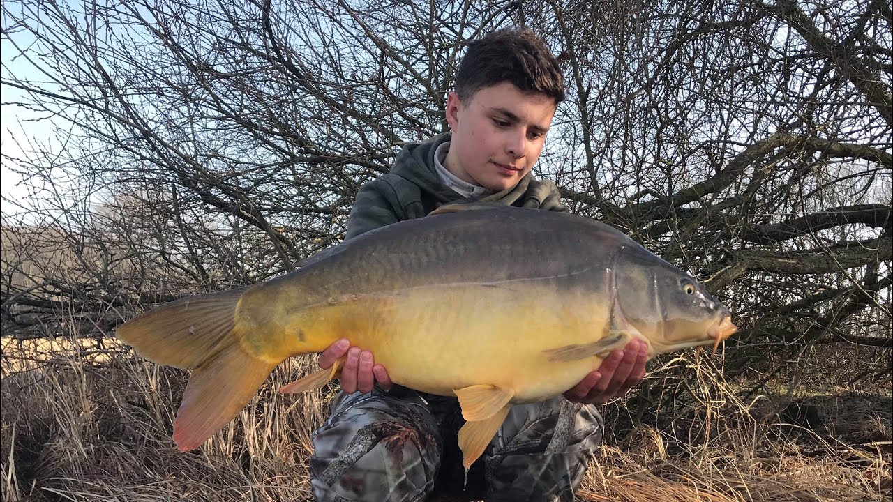 Pêche à la carpe en hiver °°48h en lac°° - YouTube