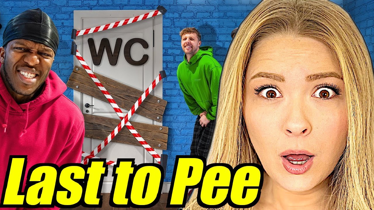 Americans React To SIDEMEN LAST TO PEE WINS $100,000 - YouTube